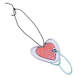 Jerliflyer Heart Stethoscope Ornament - Caring Christmas Tree Decoration and Appreciation Gift for Doctors, Nurses, and Caregivers