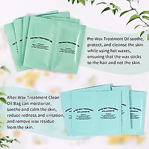 Roll On Wax, Waxing Kit for Women, Roller Waxing Kit for Sensitive Skin, Chamomile Wax Roller Kit for Larger Areas of the Body, at Home Waxing Kit for Women and Men, Hair Removal Wax with Wax Cartridge