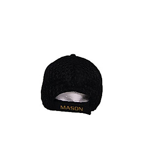 Black MESH Mason Masonic Freemasonry Freemason Masonry Lodge Summer Cap HAT R-C946A