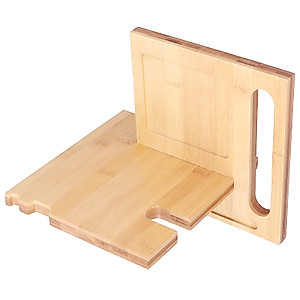 Wood Charger Dock Stand Nightstand Organizer for Men Multi Device Charging Station Wood Tablet Holder Desk Accessies for Smartphone Cellphone Watch Pad