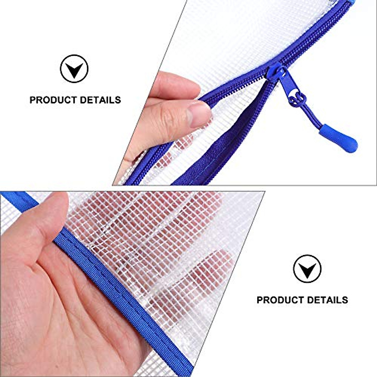 Healifty Art Portfolio Tote Bag PVC Waterproof Painting Board Storage Bag Drawing Tools Carry Bag for Bulletin Boards Artwork Charts and Teaching Material Blue