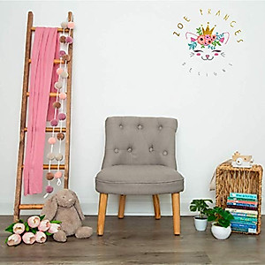 Pink Pom Pom Garland | Felt Ball Garland for Nursery, Baby Shower, Birthday and Mother's Day | Boho Bedroom Decor for Girls | Blush Pink, Mauve and Mustard Gold