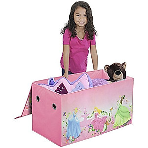 Disney Princess Collapsible Storage Trunk, Pink, 24 months to 60 months