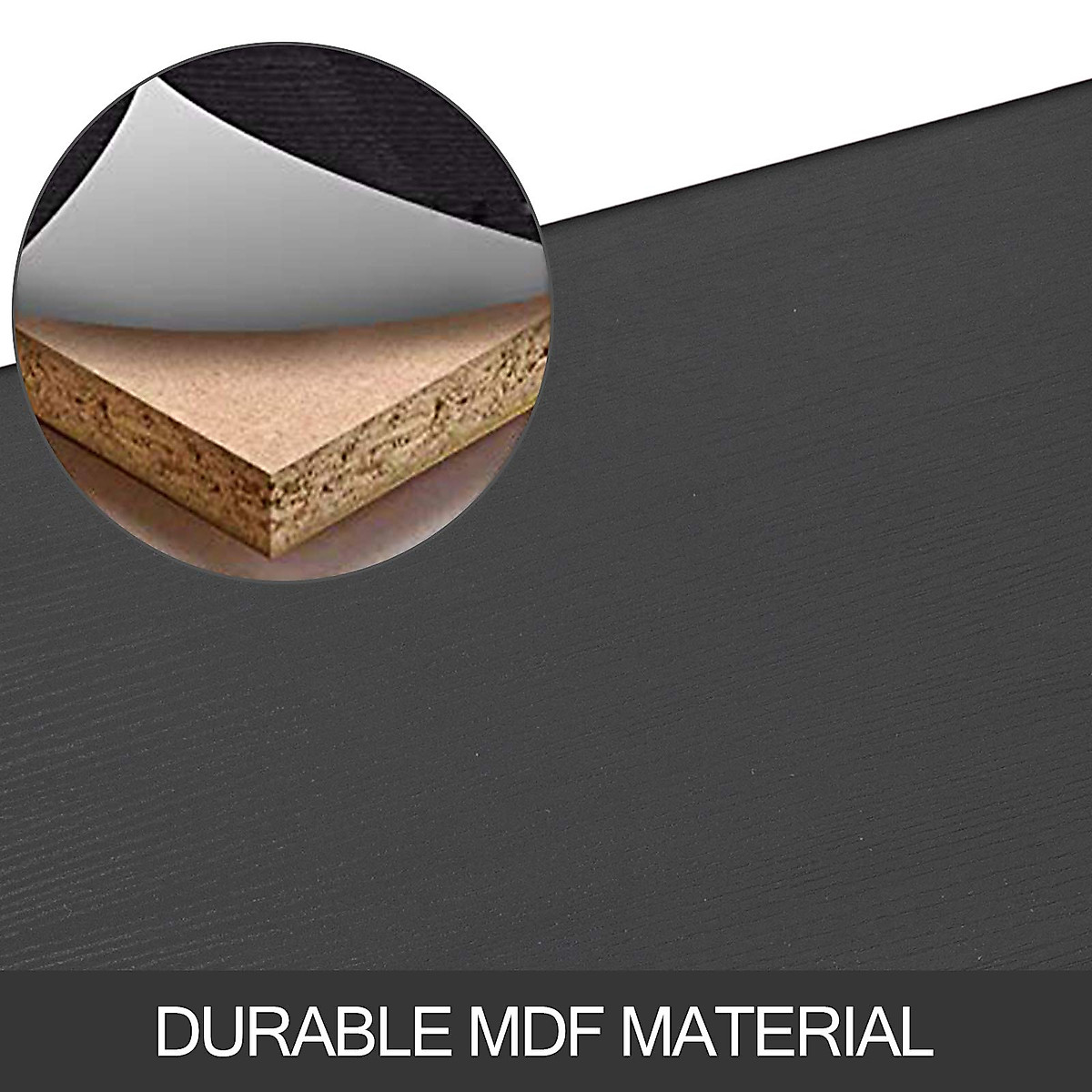 Happybuy Salon SPA Beauty Hairdressing Cart Storage Trolley with 4 Drawers Rolling Wheels Lockable 2 Keys w/Hairdryer Holder Space-Saving Side Tray (Black)