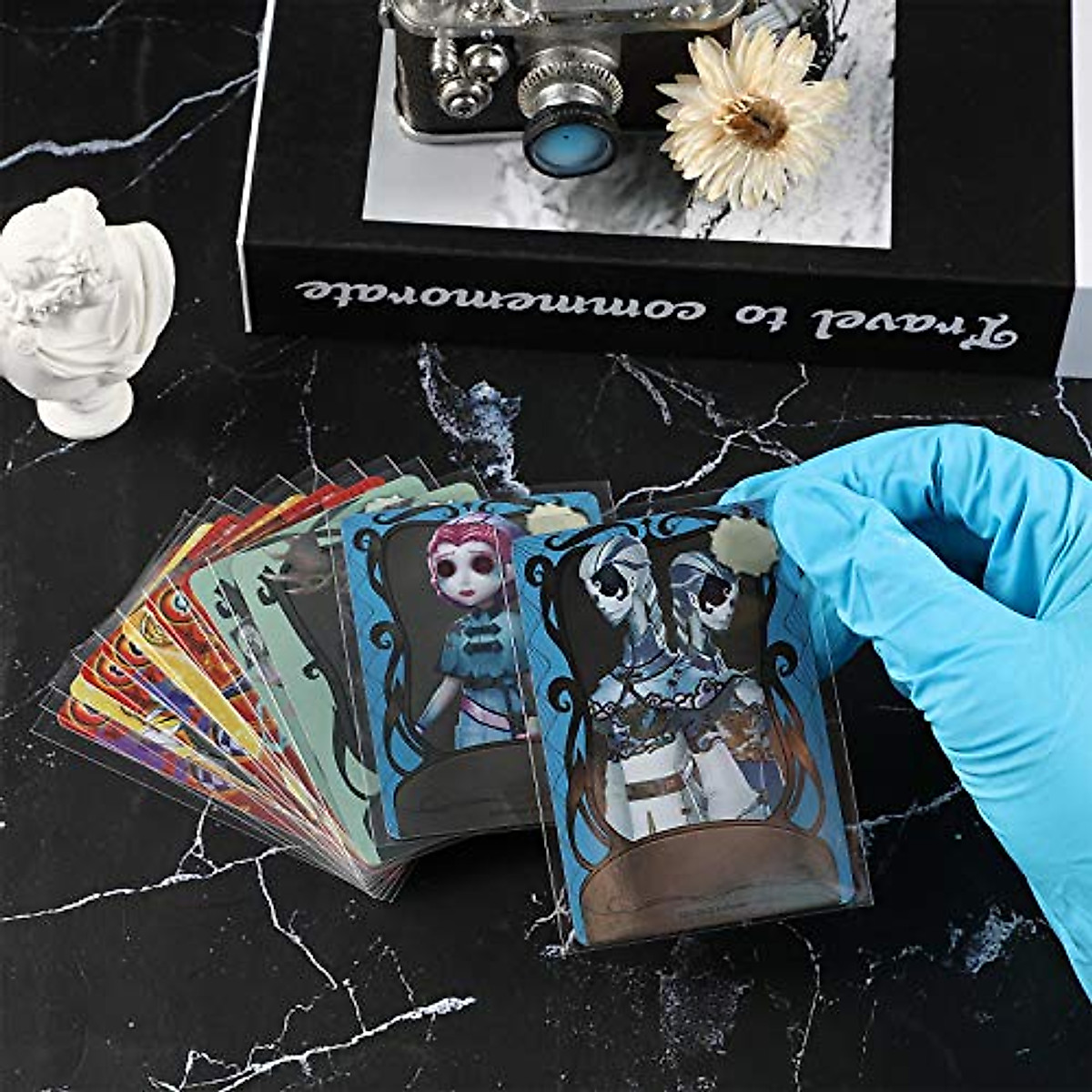 1200 Pieces Clear Inner Sleeves Soft Penny Card Sleeves Fit for Standard Cards Playing Card Sleeves for Trading Protective Cards for Boys Girls Business Sports (2.71 x 3.84 inch)