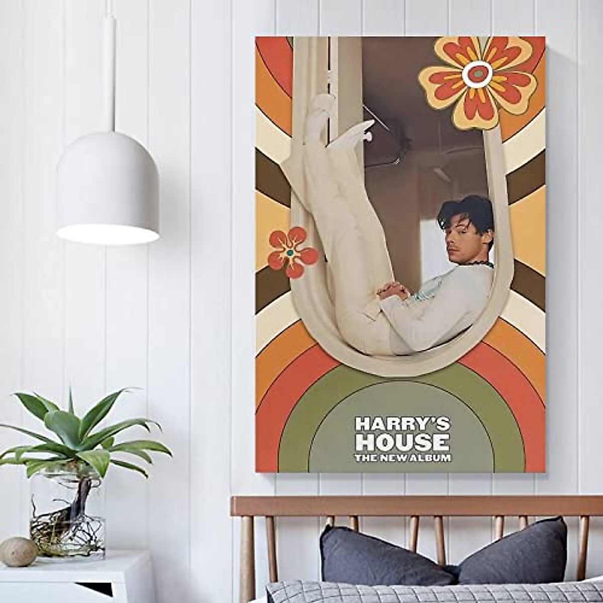 Harry's music House Styles Music Album Cover Posters (2) Wall Art Paintings Canvas Wall Decor Home Decor Living Room Decor Aesthetic 12x18inch(30x45cm) Unframe-style