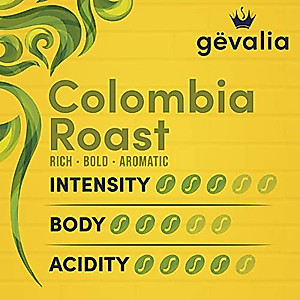 Gevalia Colombia Medium Roast Ground Coffee (20 oz Bag)