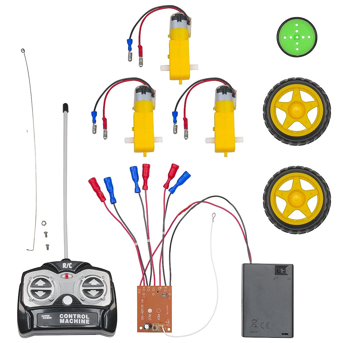 DIY RC Parts Kit - Make Anything into a Remote Control Vehicle