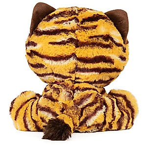 GUND P.Lushes Designer Fashion Pets Rebeca O’Roar Tiger Premium Stuffed Animal, Orange/Brown, 6”