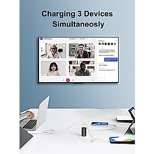 BYEASY 65W GaN USB C Charger, 3-Port PD PPS Fast Charger, USB C Wall Charger Power Adapter for MacBook Pro/Air, iPad Pro/Air, Galaxy S22 ultra/S20/S10, Dell XPS 13, Note 20/10+, iPhone 14/Pro, Pixel.