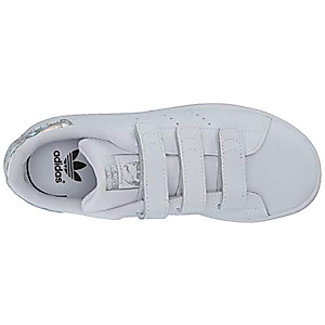 adidas Originals Kids Stan Smith Sneaker, White/White/Black, 9 US Unisex Toddler