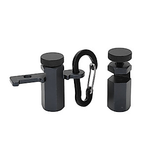 Garosa Stair Gauges for Framing Square Aluminium Alloy Stair Stringer Layout Tool Stair and Rafter Gauge Clamps for Stair Layout Stair Gauge Black