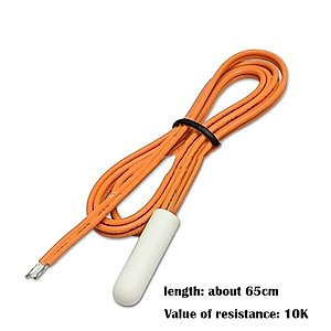 LICHIFIT Refrigerator Temperature Sensor Freezing 2K/5K/10K Defrosting Temperature Detection Sensor Probe for Toshiba for LG Refrigerator