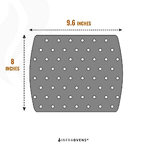 Air Fryer Reusable Liner Accessories for Ninja Foodi Grill AG301 5-in-1 4qt Ninja Air Fryer Accessories with Air Fryer Recipes, Easy to Clean, Food Safe Replacement for Parchment Paper by INFRAOVENS