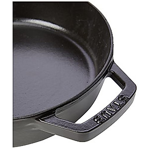 Staub Bratpfanne mit Zwei Griffen, 20 cm, Schwarz Cast Iron Double Handle Fry Pan, 20cm, Black