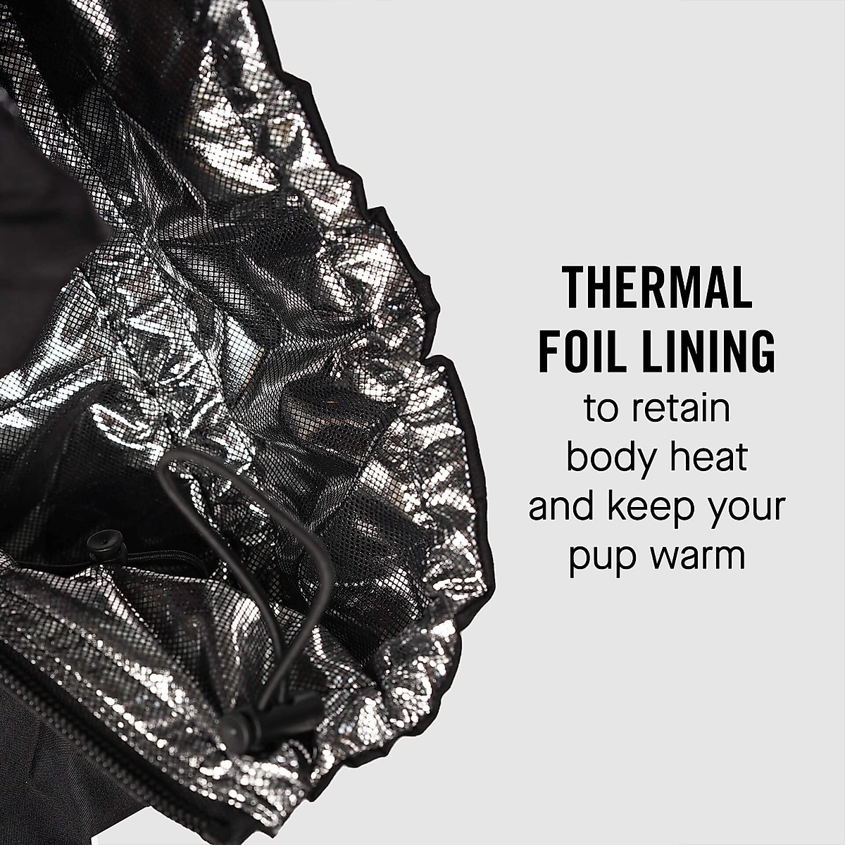 Canada Pooch Dog Snowsuit Thermal Dog Snow Jacket with Full Body Coverage Water-Resistant Easy On Dog Outdoor Onesie Warm Dog Bodysuit Pet Clothes - Black/Size 18