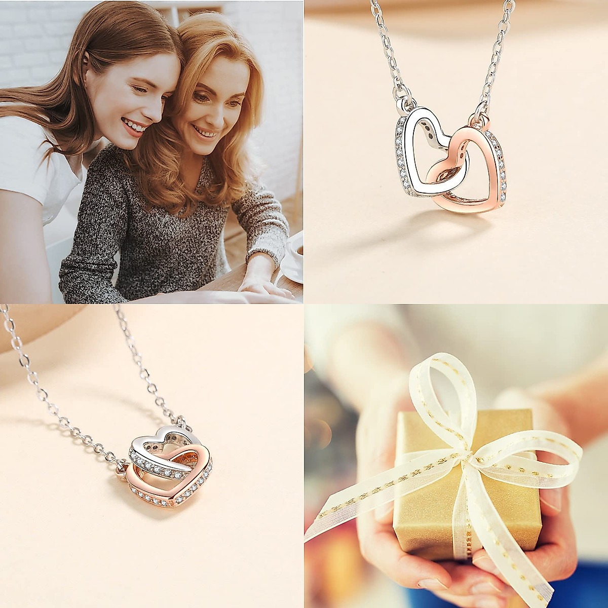 Alittlecare Niece Gifts from Auntie - Aunt Gifts from Niece - Aunt Niece Necklace for Birthday Christmas Graduation Wedding With Nice Message Card and Box