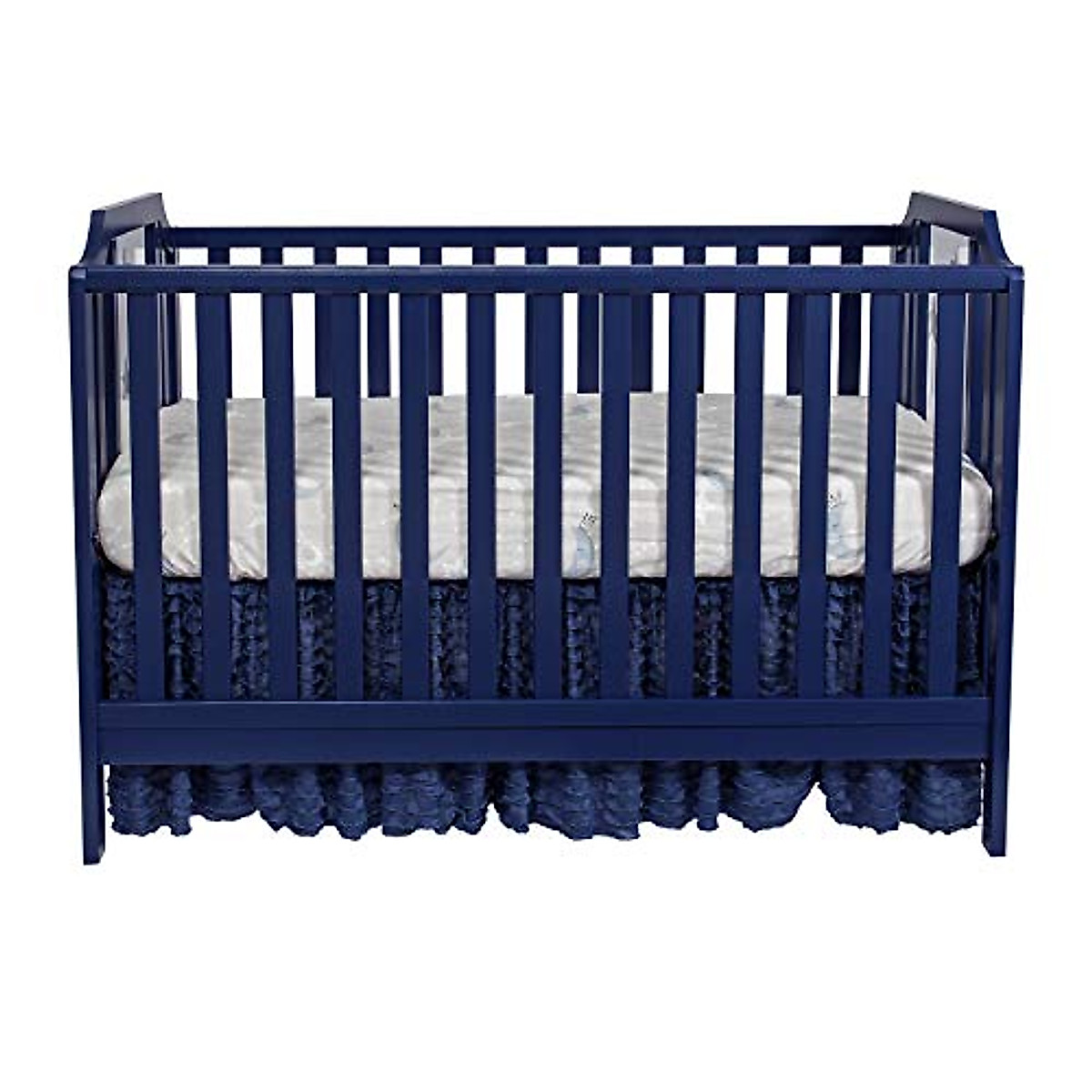 Suite Bebe Celeste 3 in 1 Convertible Island Crib Wood and Acrylic, Navy Blue