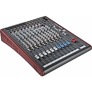 Allen & Heath ZED-14 - 14-Channel Touring Quality Mixer with USB I/O (AH-ZED-14),Grey/Red
