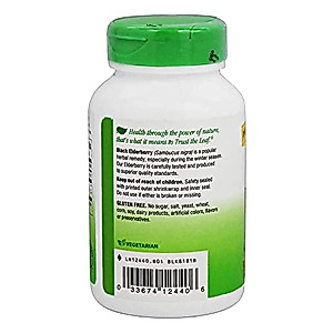 Nature's Way Black Elderberry 100 capsules Pack of 3