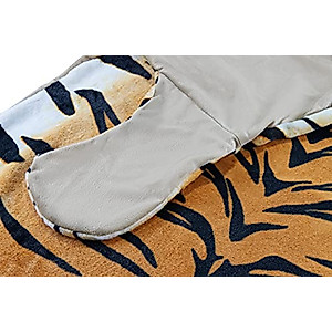 BRUBAKER Huge Brown Tiger Rug 72x42 Inch