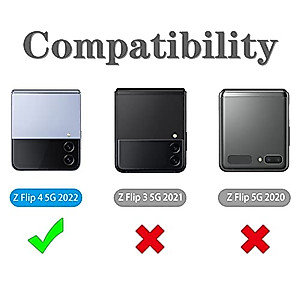 ONOLA Case with Belt Clip for Samsung Galaxy Z Flip 4 Case with Clear Lens Camera Protector, [Kickstand] Military-Grade Dual Layer Heavy Duty Cover for Samsung Z Flip 4 (WineRed Pink)