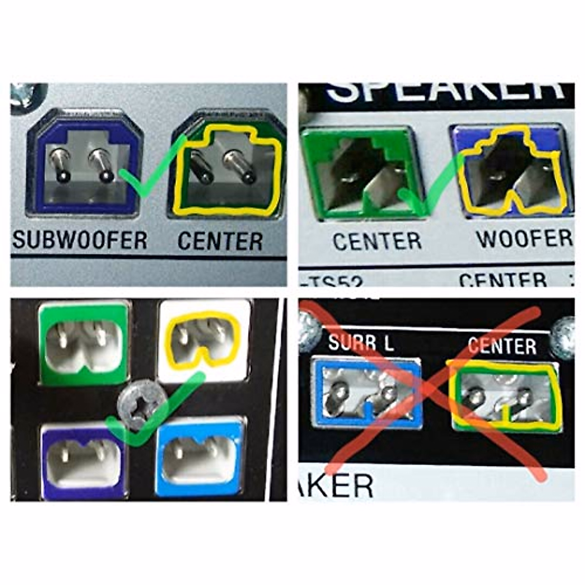 6 Pieces Wire Cord Cable JST Connectors for Sony and Samsung Home Theater Speaker 4.2mm Tool-Free Quick Splice connectors Made in The USA