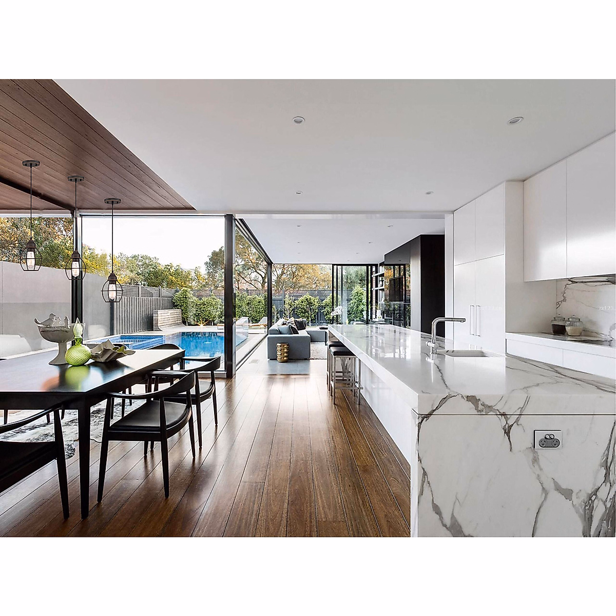 WISBEAM Dark Bronze Kitchen Island Pendant Lighting Fixture, Cage Hanging Pendant Lights with E26 Medium Base Max. 60 Watts, Bulbs not Included, 2-Pack