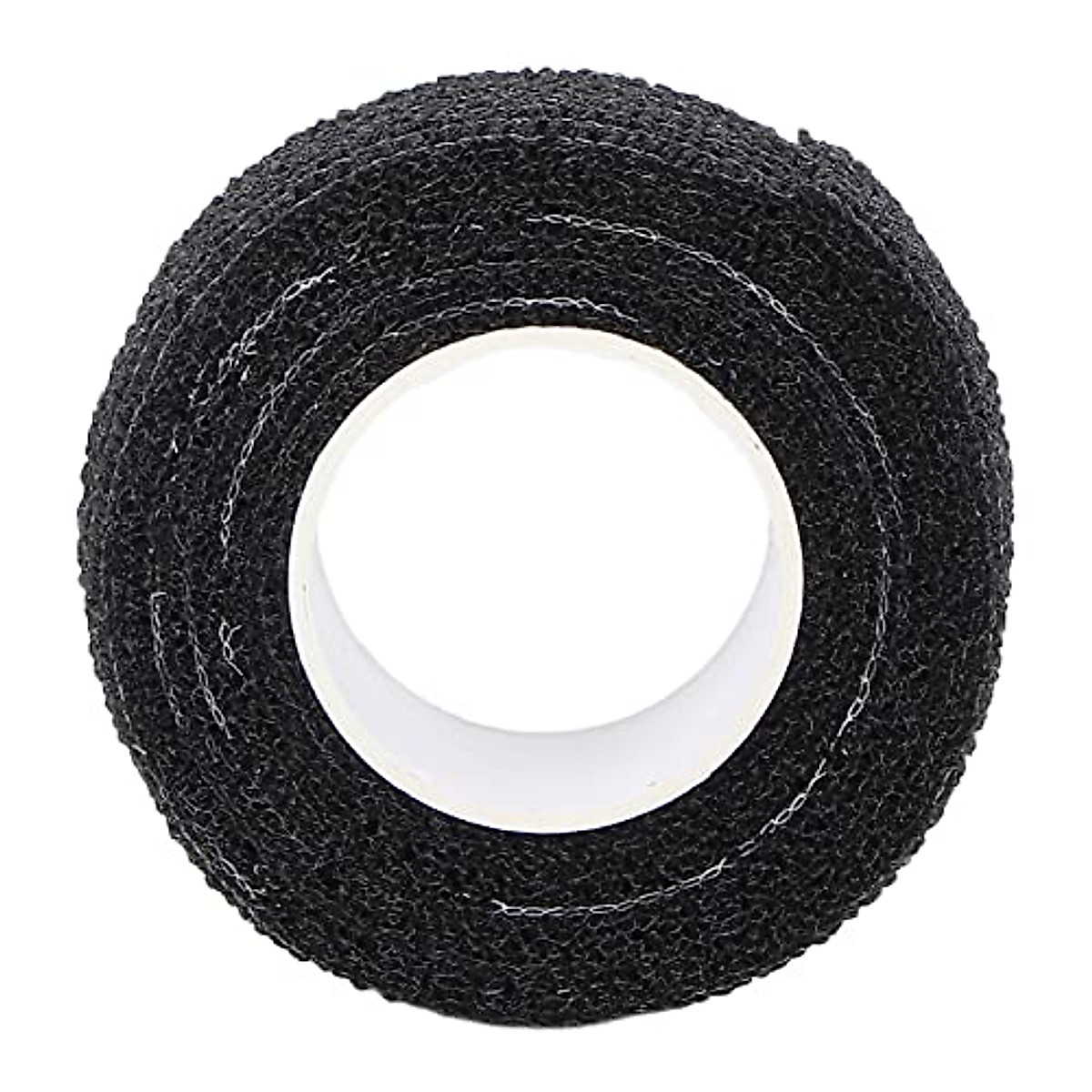 Adherent Wrap, 1 Inch X 2 Yards Waterproof Self Adhesive Bandage Wrap for Men Women for Fingers for Sports Injury Black