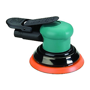 Dynabrade (59035) Dynorbital-Spirit 5" (127 mm) Diameter Random Orbital Sander, Non-Vacuum | Proportionate 3/32" (2.5 mm) Diameter Orbit | 12000 RPM Pneumatic Motor