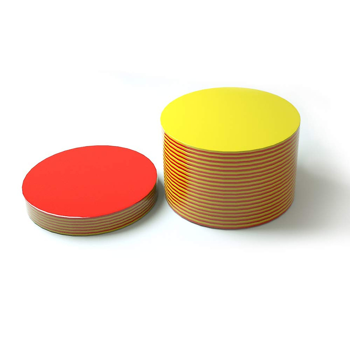 TOMMYHOME Plastic Two-Color Counter,Red/Yellow,Educational Equipment, Math Classroom Supplies, let Children Learn Mathematics Better(Pack of 200)