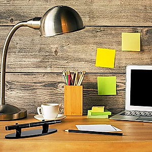 Chinco 2 Pieces Acrylic Pen Holder Display Stand, Makeup Brush Rack Organizer, Desk Pencil Wand Holder Showcase, Paintbrush Drying Rack for Home School Office (Black)