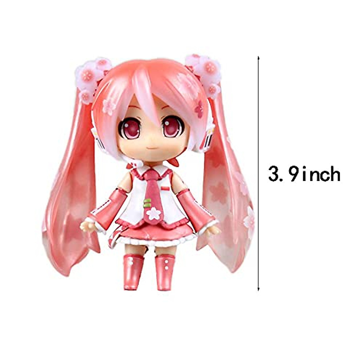 Nendoroid Q Hatsune Miku Diva 10th Anniversary Super Premium Action Figure, 3.9" Two Hairstyles