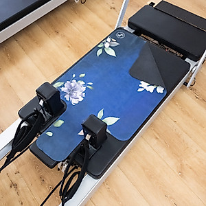 Pilates Reformer MatPilates Reformer Machine TowelExercise MatFitness Gym MatMini Travel Yoga Mat Black Rubber BackingLight WeightNon SlipPortable Mat With A Carry BagPilates Socks Optional