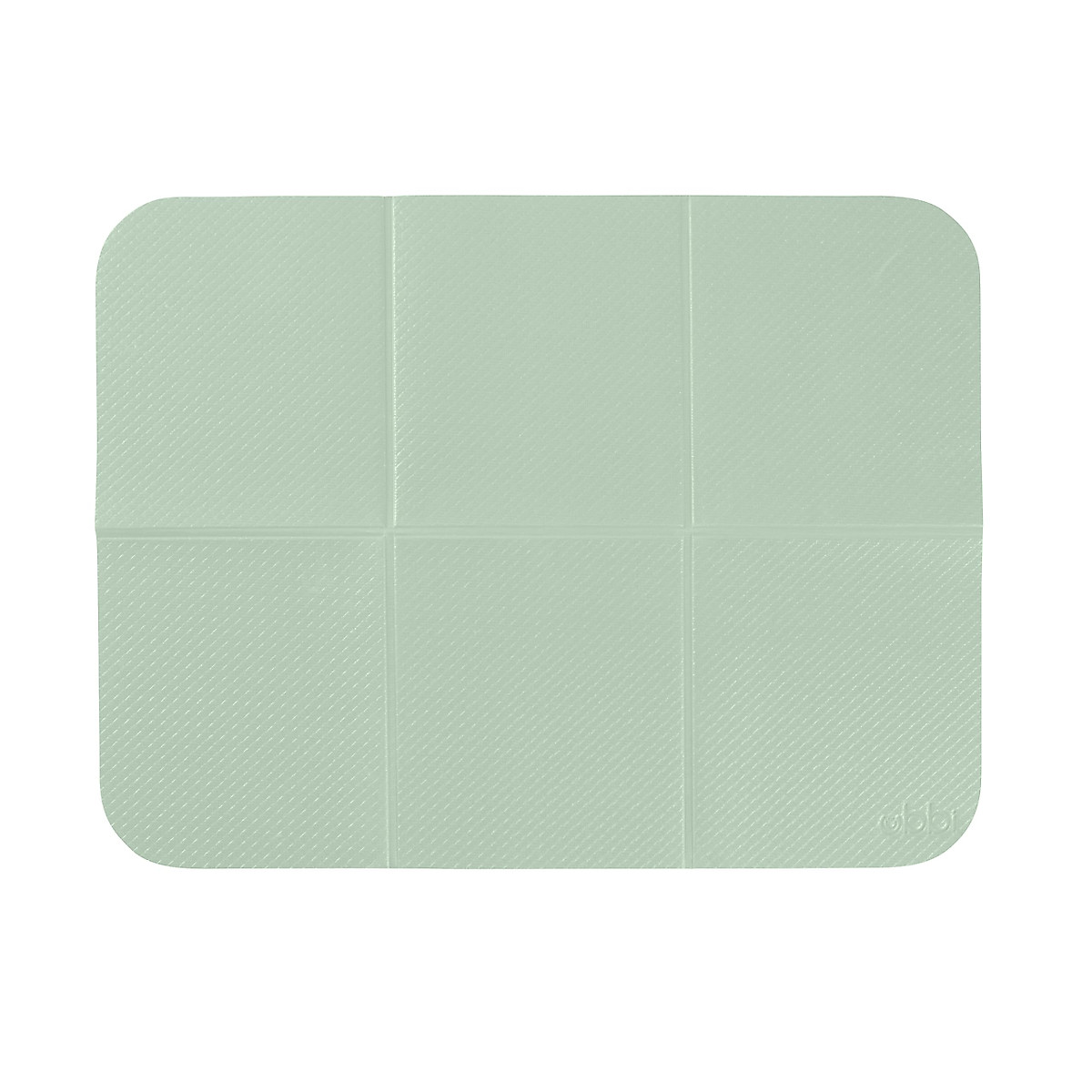Ubbi On-The-Go Changing Baby Mat with Carrying Bag, Soft and Comfortable Diaper Bag Accessory Must Have for Newborns, Easy to Clean, Portable Changing Pad, Sage Green