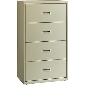 Lorell, LLR60559, Lateral File - 4-Drawer, 1 / Each, Putty
