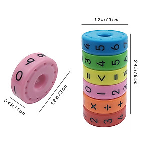 MICKYU Magnetic Math Toys Number Blocks Montessori Preschool Abacus Counting Toys