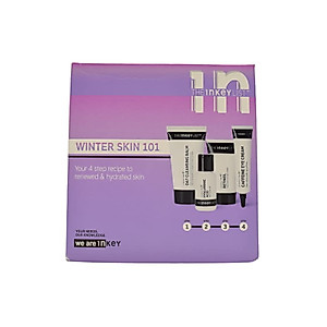 The INKEY List Winter Skin 101:: Oat Cleansing Balm, Hyaluronic Acid Serum, Caffeine Eye Cream, Retinol Serum