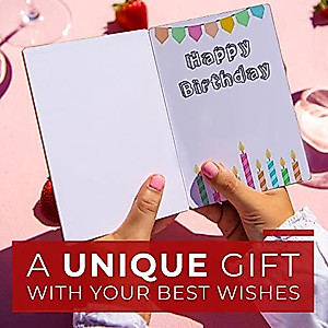 Happy Birthday Card by HeartSpace, Birthday Frosting Design: Premium Wooden Greeting Cards Handmade From Sustainable Real Bamboo Wood