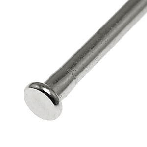 Maxmoral Door Hinge Pin Maxmoral 4pcs 3.5 Inches Hinge Pins for Interior Door Security Replacement, Silver