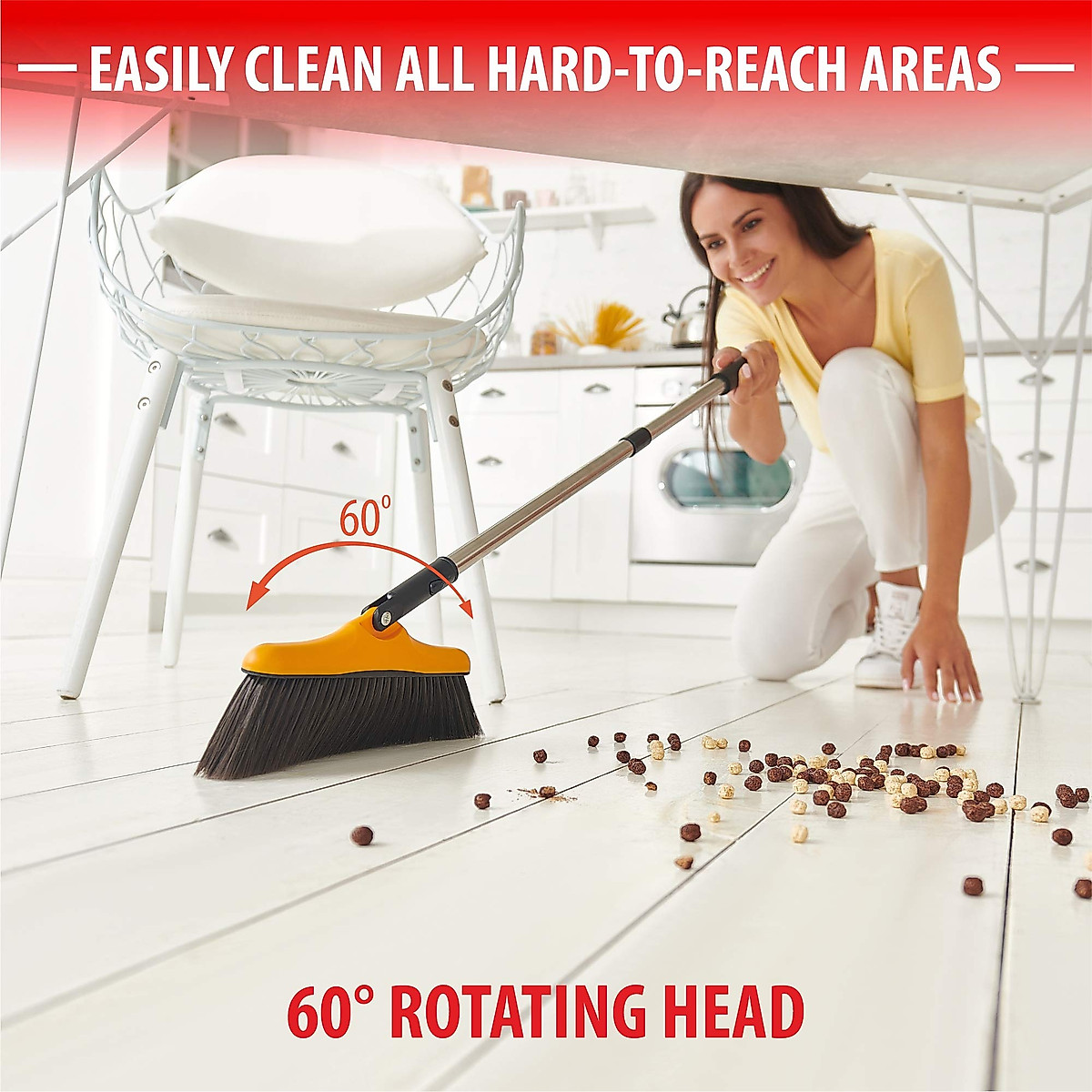 Broom and Dustpan (Yellow)