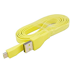Toeasor Replacement Charger Cable Cord Compatible with Logitech UE Boom/UE Boom 2/ Megaboom/Miniboom/Roll Speaker (Yellow)