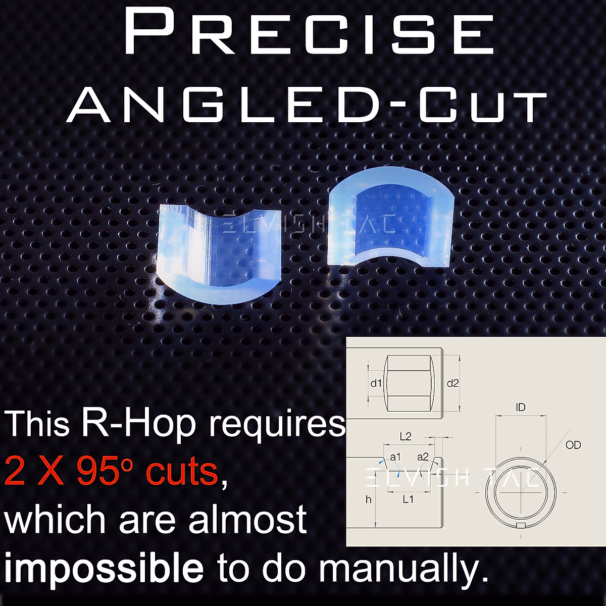 Elvish Tac R-Hopped ZCI 6.02mm Tightbore Barrel + Modify Flat-Hop Bucking AEG R-Hop RHop (407)