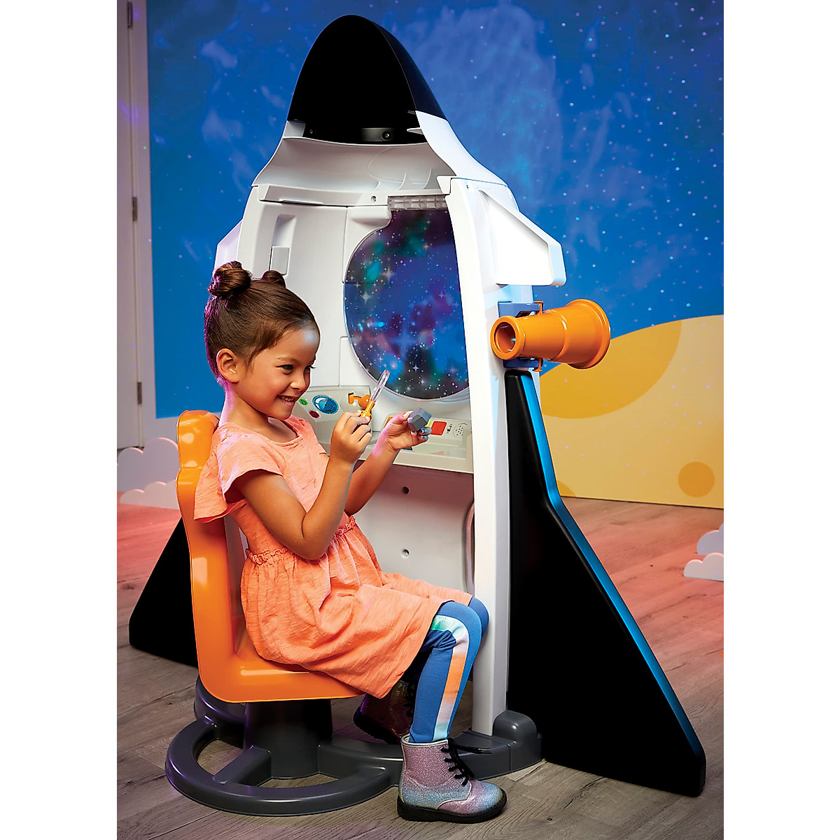 Little Tikes Adventure Rocket Realistic Space Astronaut Pretend Role Play for Kids, Boys, Girls, 2-6 Years Old, 40 x 18 x 18 inches