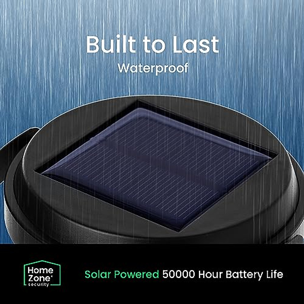 Home Zone Security 2 Packs Solar Crackle Glass Solar Lanterns Light Hanging Outdoor Waterproof 10 Lumens 3000K Decorative Large Crackle Glass Garden LED Lights, No Wiring for Patio Backyard Garden