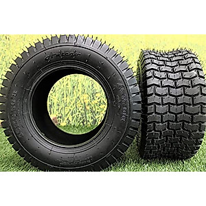 Set of 2 - 16X6.50-8 4 Ply Turf Tires for Lawn & Garden Mower 16x6.5-8