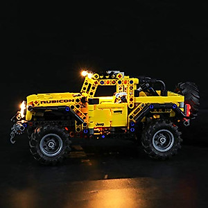 LIGHTAILING Light Set for (Technic Wrangler 4x4) Building Blocks Model - Led Light kit Compatible with Lego 42122(NOT Included The Model)