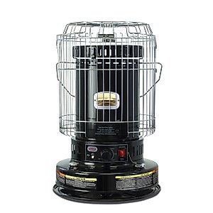 Dyna-Glo WK24BK 23,800 BTU Indoor Kerosene Convection Heater, Black