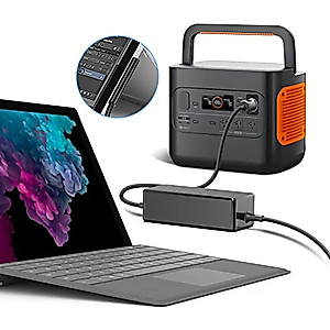 KFD 100W 15V 6.33A Car Charger 12V-24V DC Adapter for Microsoft Surface Book 3 2 1 Surface Go 1 2 3 Surface Laptop 5 4 3 2 1 Go Surface Pro 10 Pro X Pro 9 Pro 8 Pro 7 Pro 6 1798 1932 Power Supply Cord