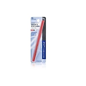 Maybelline New York Expert Wear Brow & Eyeliner, Velvet Black 100c-01 , .01 Oz (200 Mg), Pack of 2